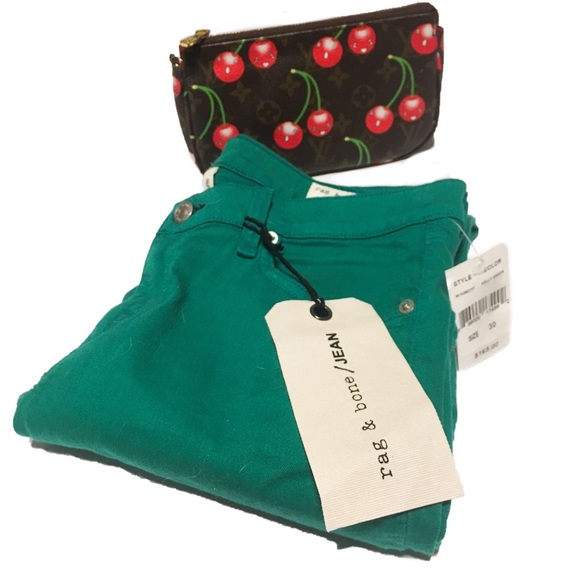 rag & bone | Jeans | Nwt Rag Bone Kelly Green Capri Jeans Pants | Poshmark